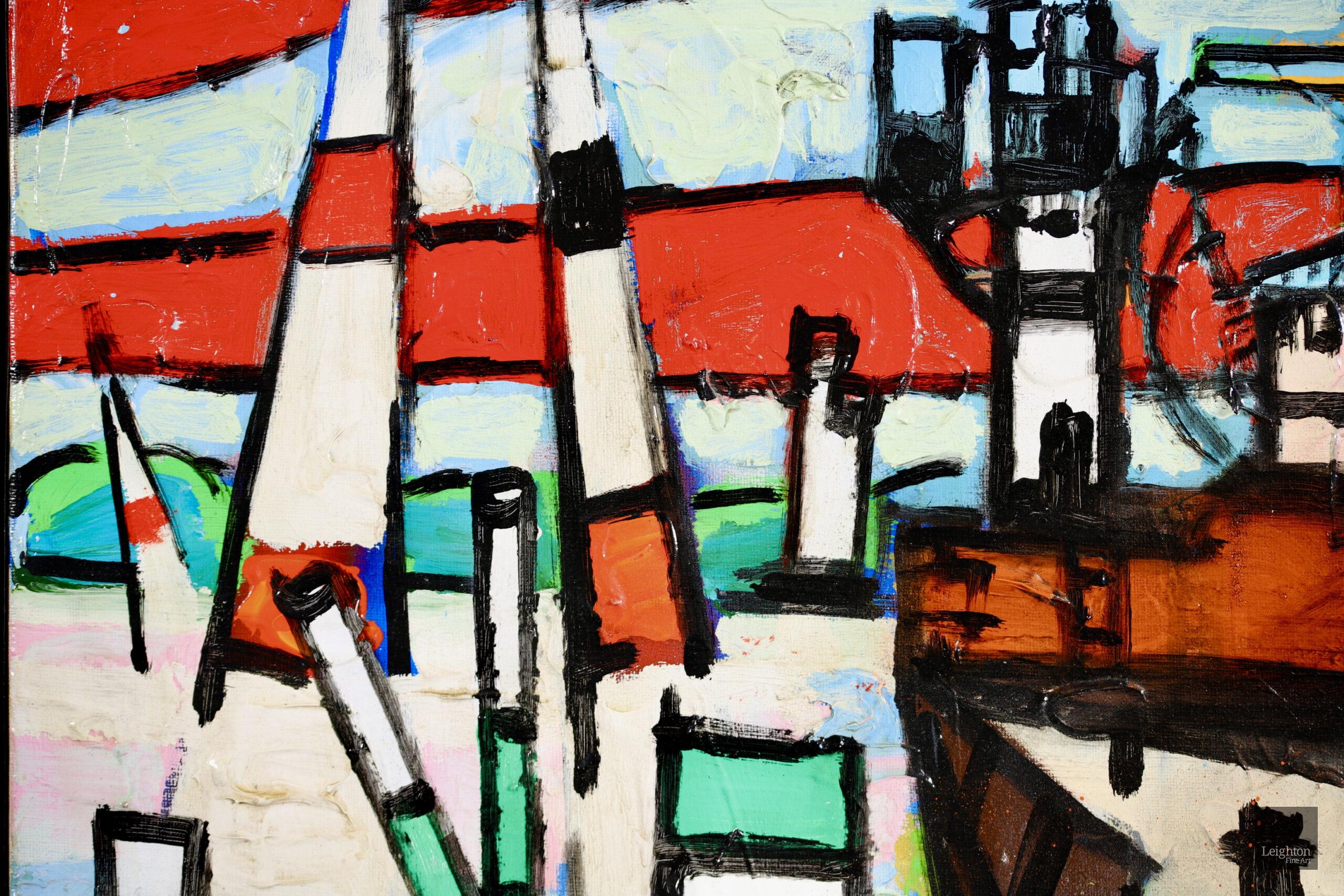 Voiliers au port - Leighton Fine Art