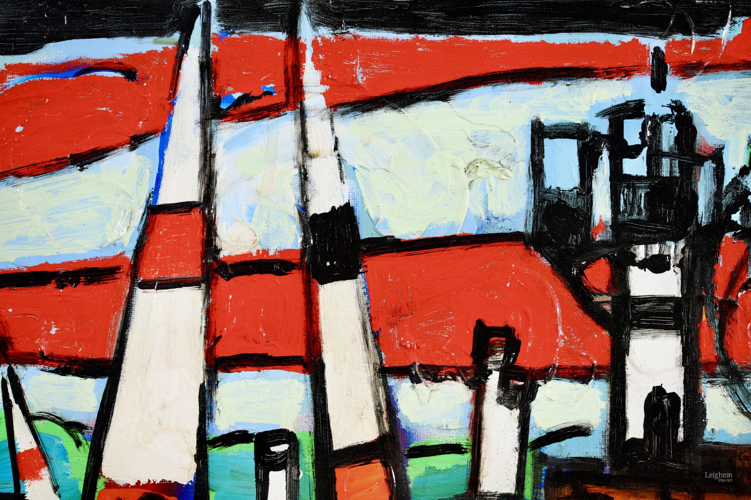 Voiliers au port - Leighton Fine Art