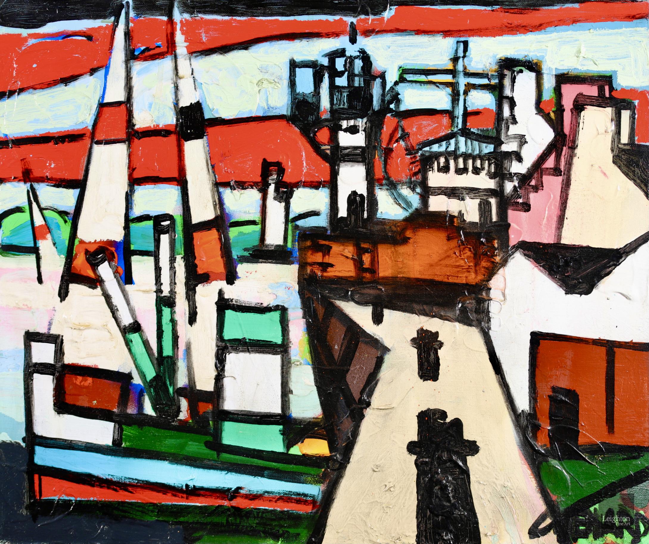 Voiliers au port - Leighton Fine Art