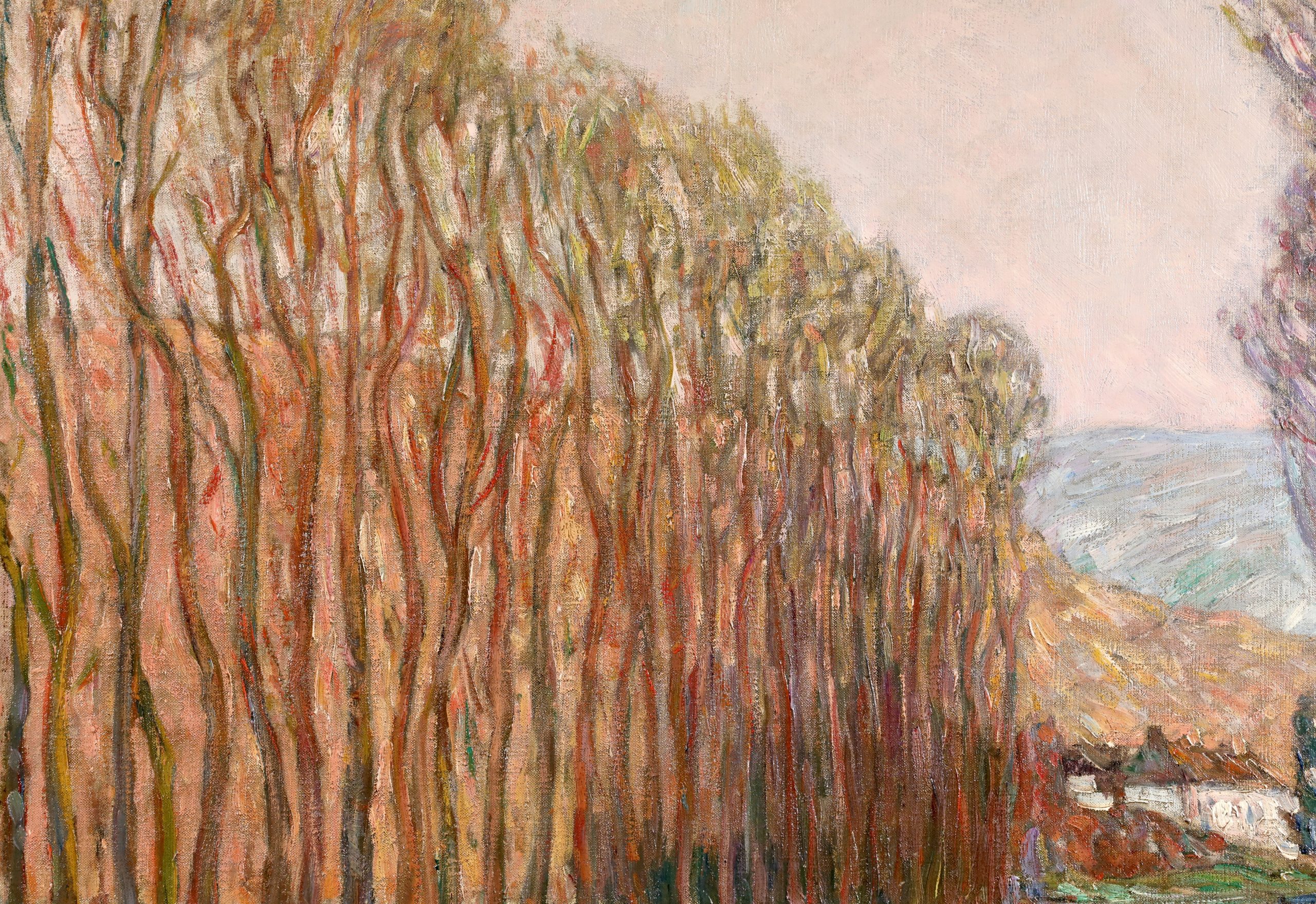 Arbres sur la riviere - Leighton Fine Art