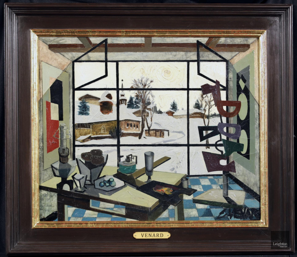 Buy L'Atelier Venard en Hiver Painting at Leighton Fine Art