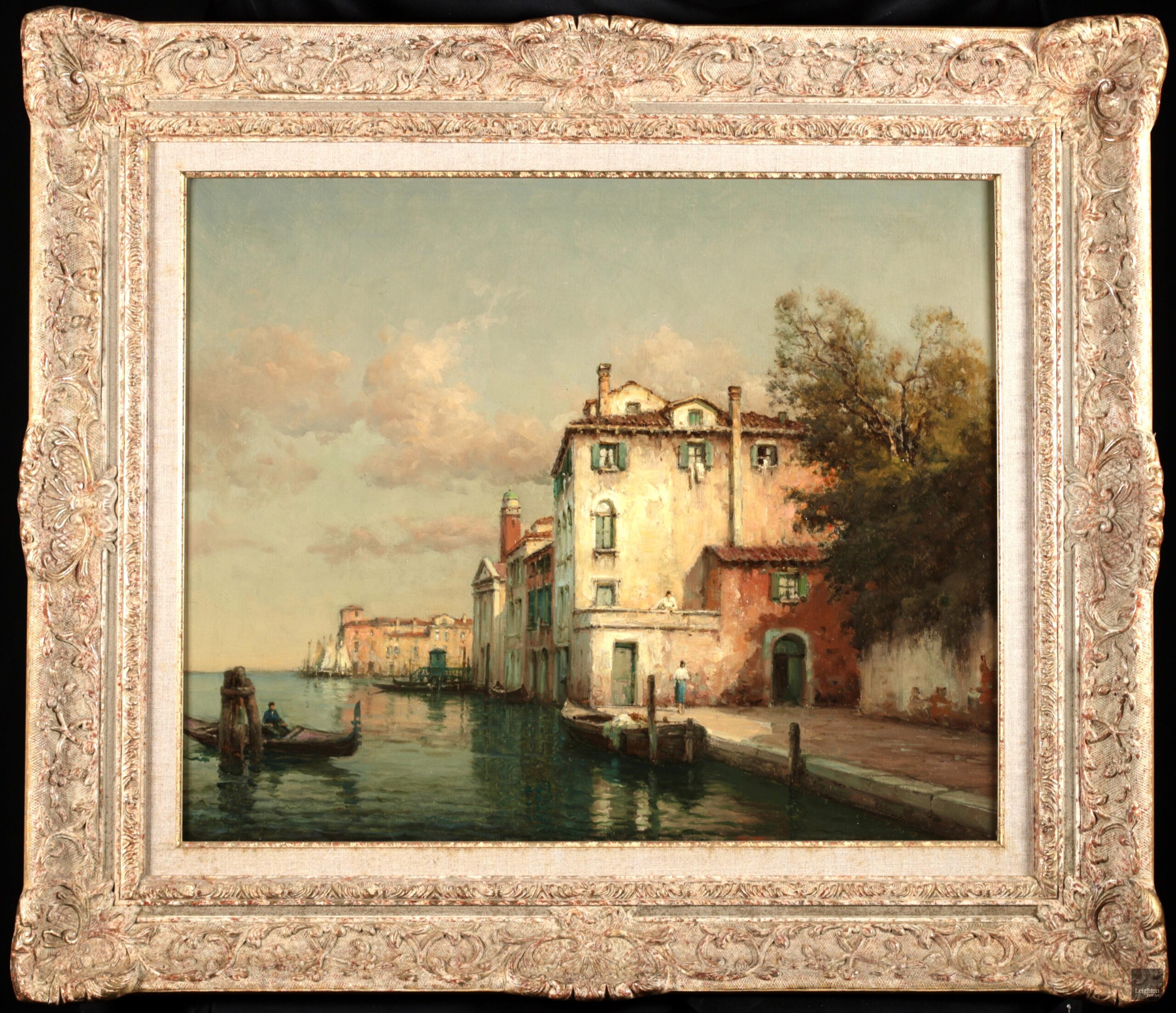 A Venetian Backwater - Leighton Fine Art