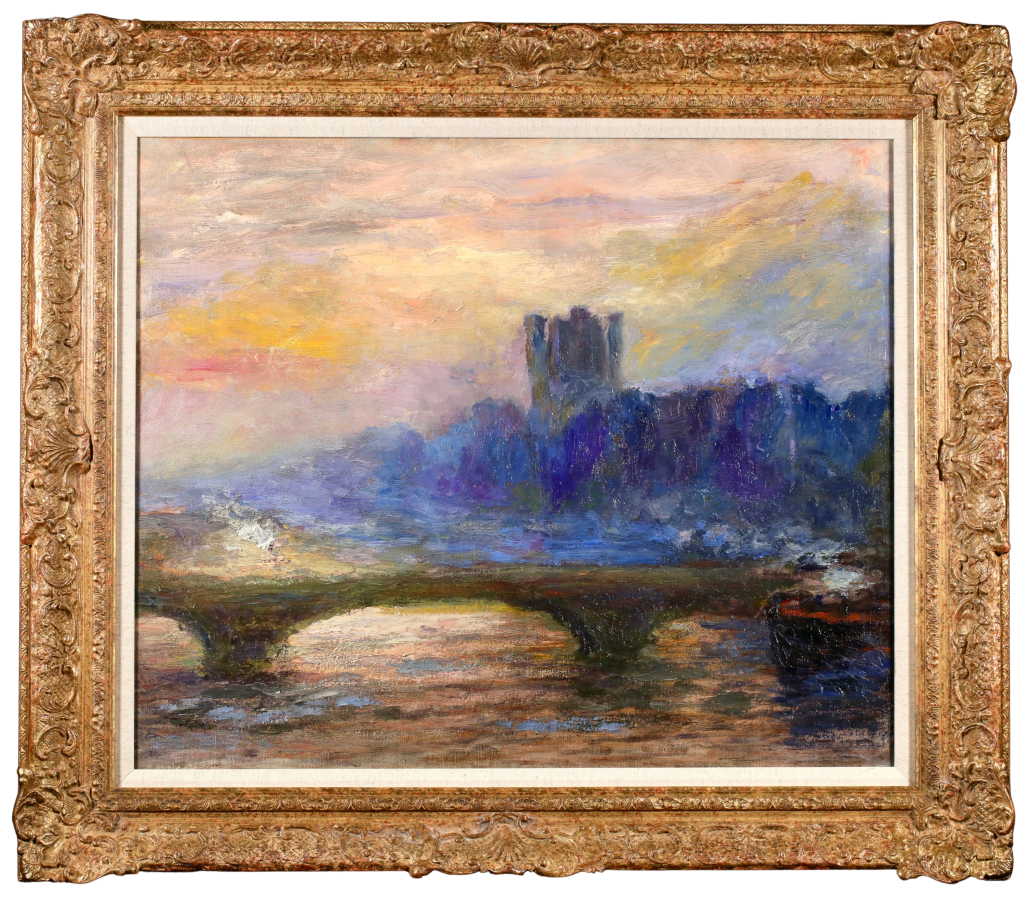 Buy Waterloo Bridge - Sunset Painting at Leighton Fine Art